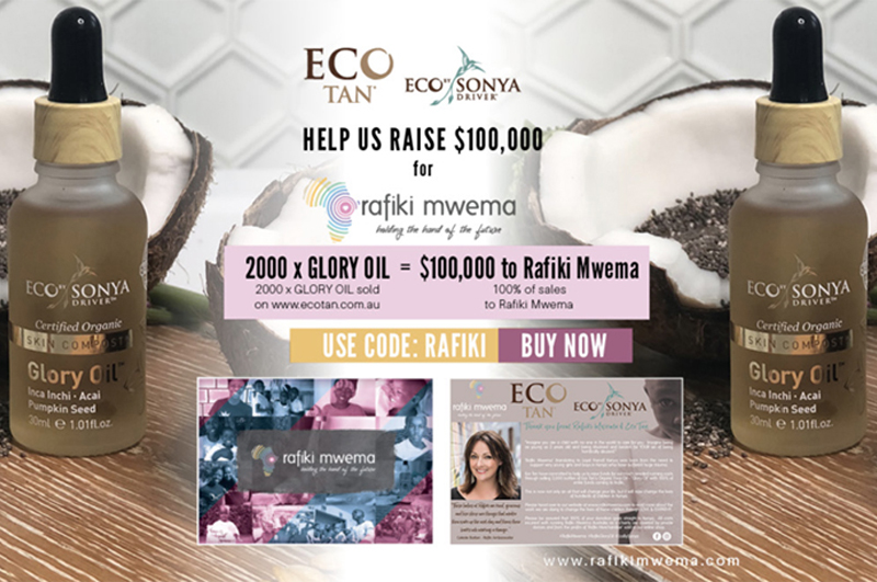 Eco Tan pledge $100K to Rafiki Mwema - Rafiki Mwema